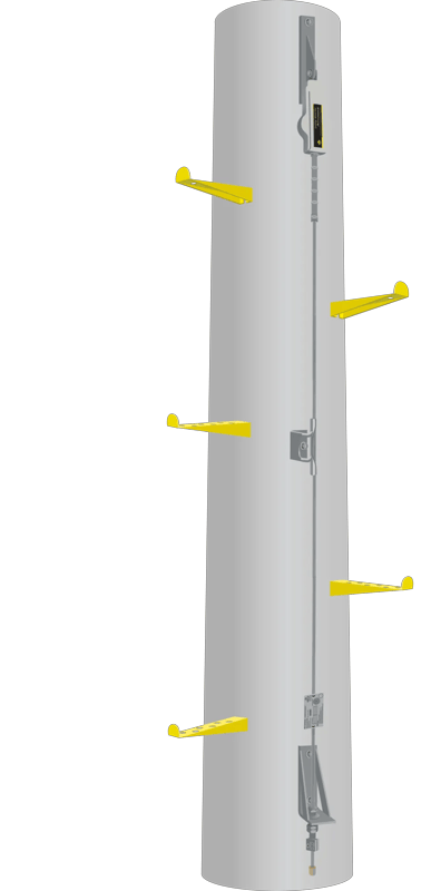Latchways® Vertical Lifeline System for Telecommunication | MSA Safety ...