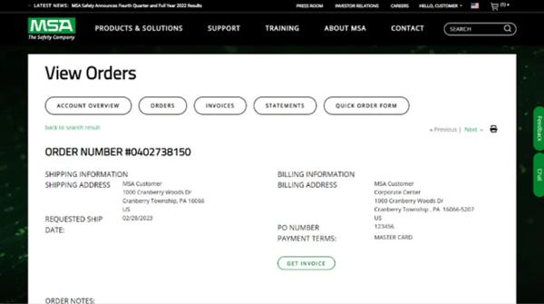 Why Create a shopMSA Account | MSA Safety | United States